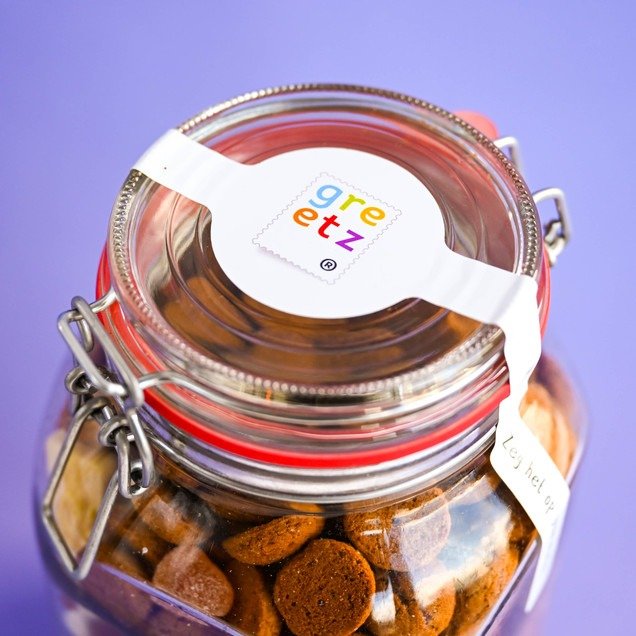 Snoeppot Strooigoed met eigen naam | 0,5 kg | Greetz