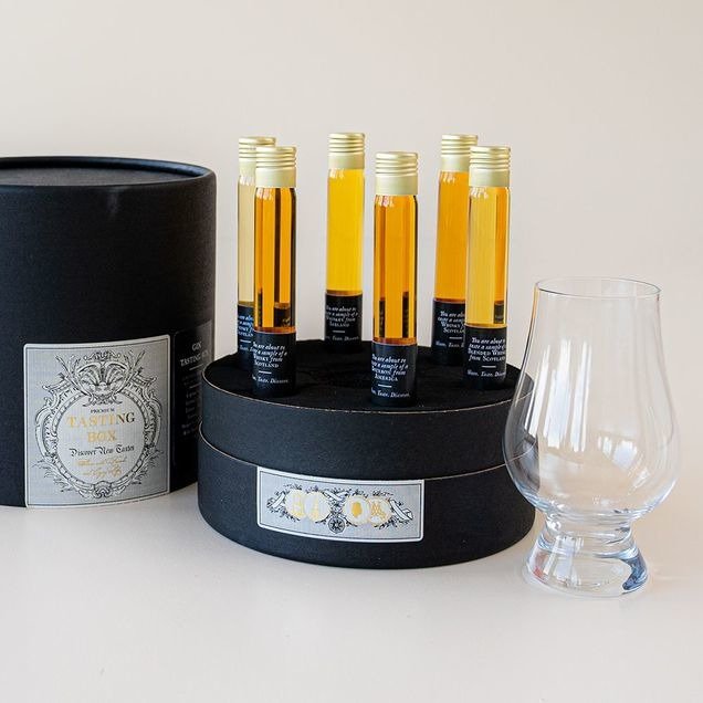 Whisky Proeverij met glas | 6 x 25 ml | Greetz