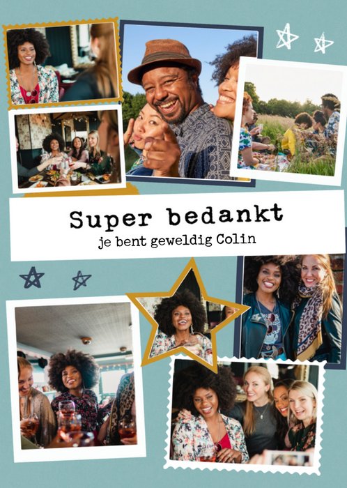 Greetz | Bedankkaart | foto met naam | Greetz