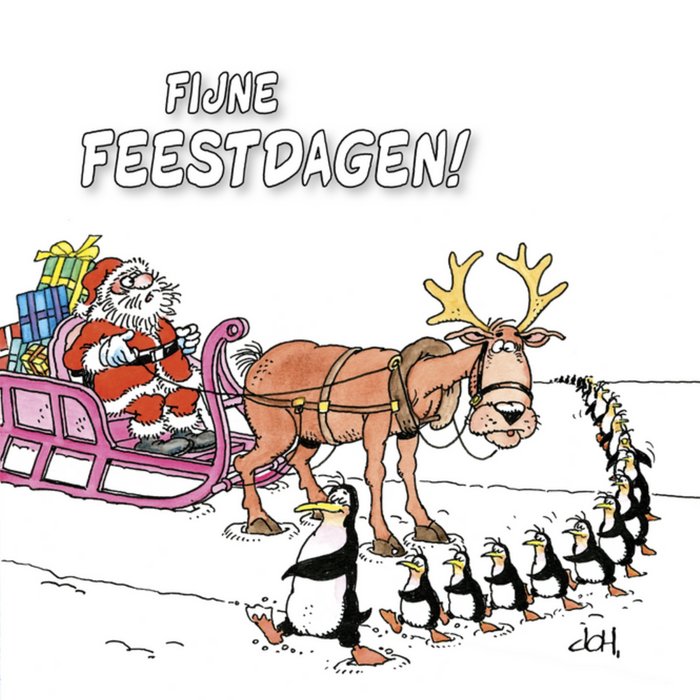 Kerstkaarten | Jan van Haasteren | Humor | Greetz