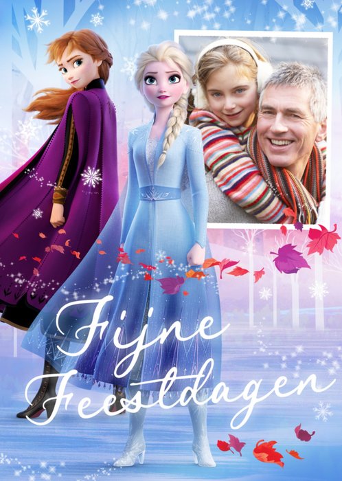 Frozen | Kerstkaart | Met foto | Elsa en Anna | Greetz