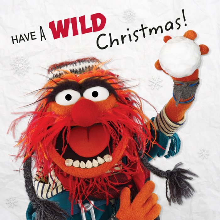 Muppets | Kerstkaart | Wild christmas | Animal | Greetz