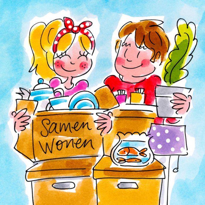 Samenwonen | Blond Amsterdam | Illustratie | Greetz