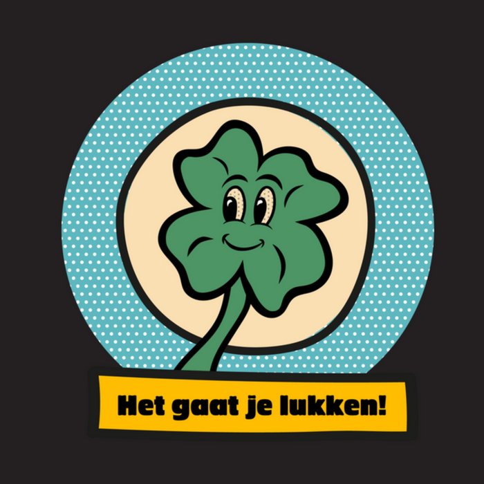 Greetz | Succeskaart | klavertje vier | Greetz
