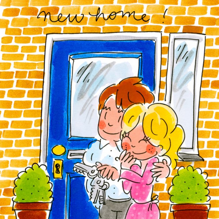 Samenwonen kaart | Blond Amsterdam | Cartoon | Greetz