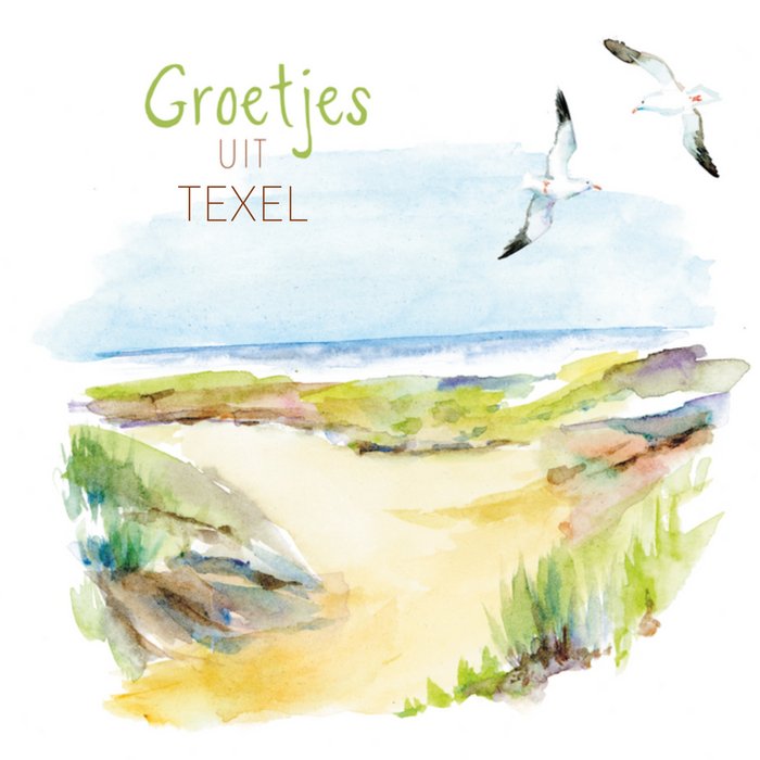 Michelle Dujardin | Vakantie kaart | Groetjes uit... | Greetz