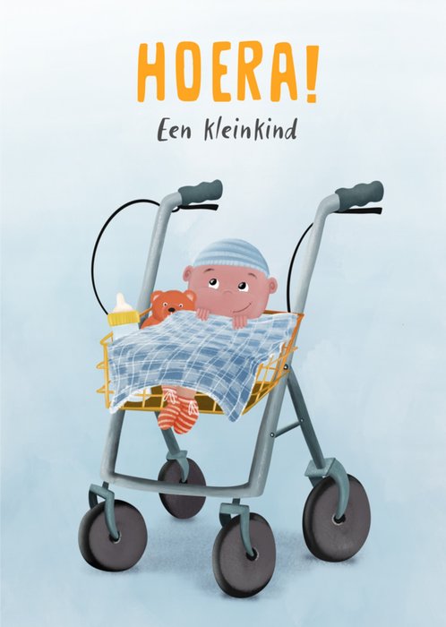 Patricia Hooning | Geboortekaart | Hoera! Kleinkind | Greetz