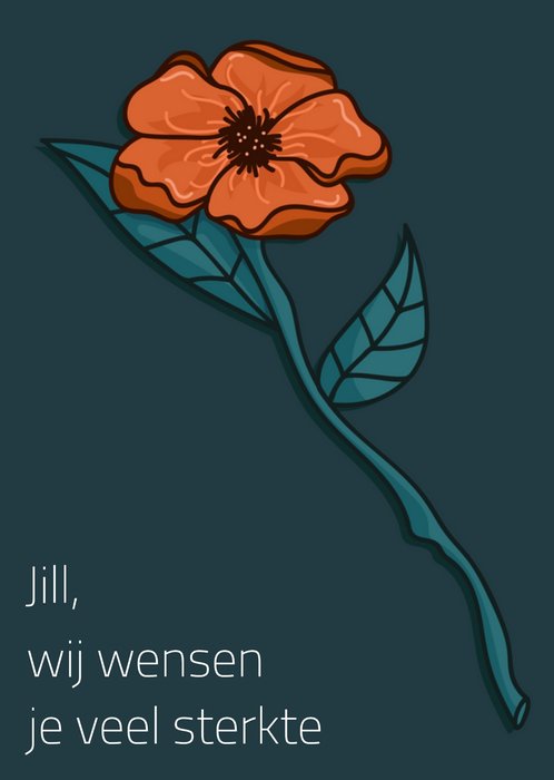 Greetz | Condoleancekaart | met naam | Greetz