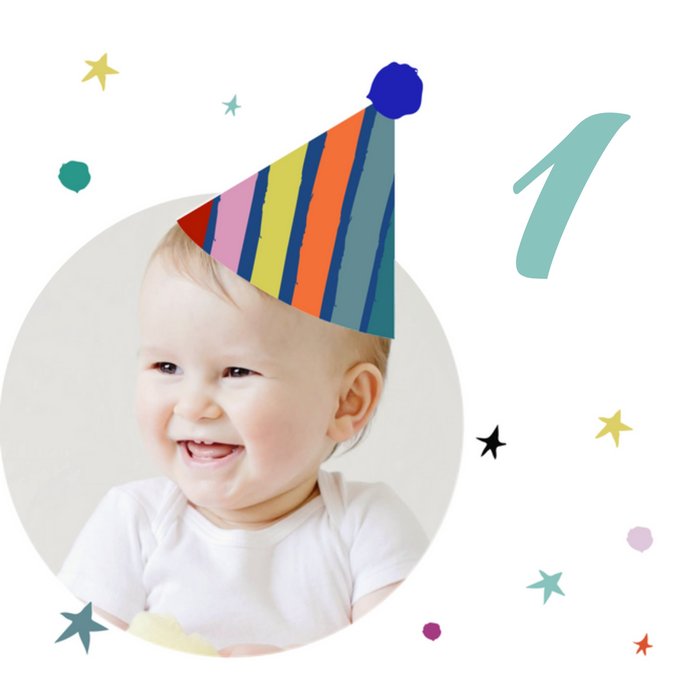 Verjaardagskaart | 1 jaar | met eigen foto | Greetz