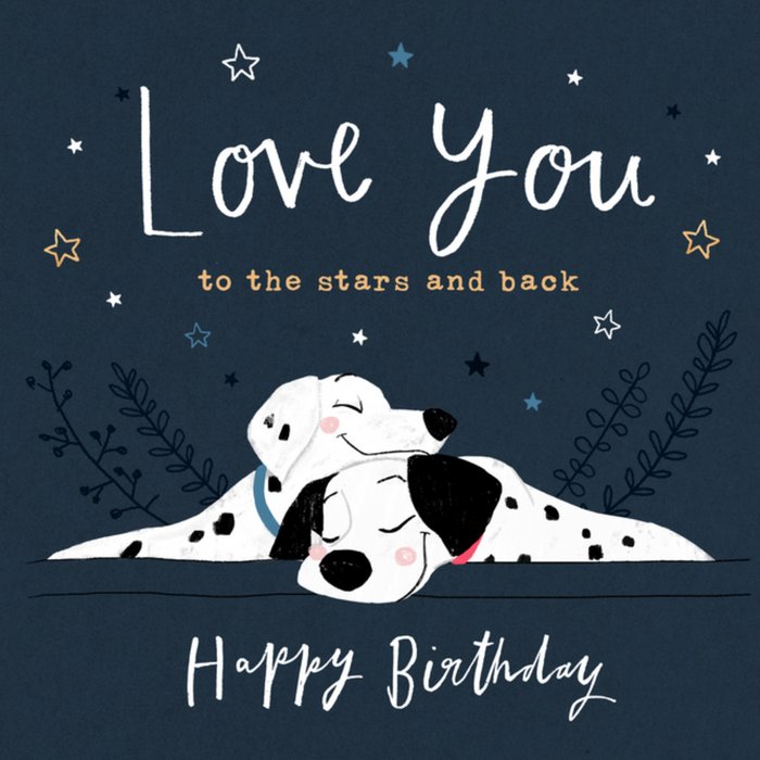 Disney | Verjaardagskaart | Love you to the stars and back | Greetz