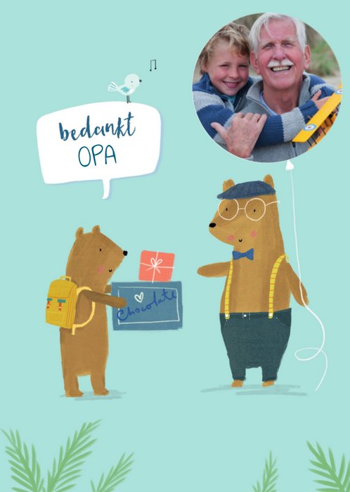 Greetz | Bedanktkaart | fotokaart | opa | Greetz