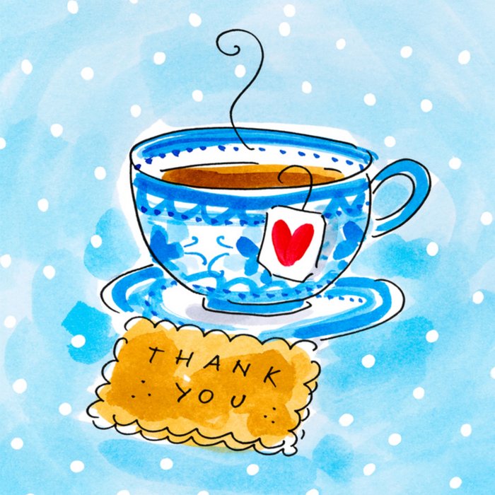 Blond Amsterdam | Bedankkaart | kopje thee | Greetz