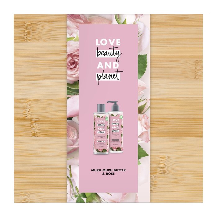 Love Beauty and Planet Muru Muru Butter & Rose Luxe Bamboo Geschenkset ...